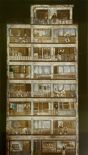 Atilla Atar | Stone print on cardboard | MutualArt