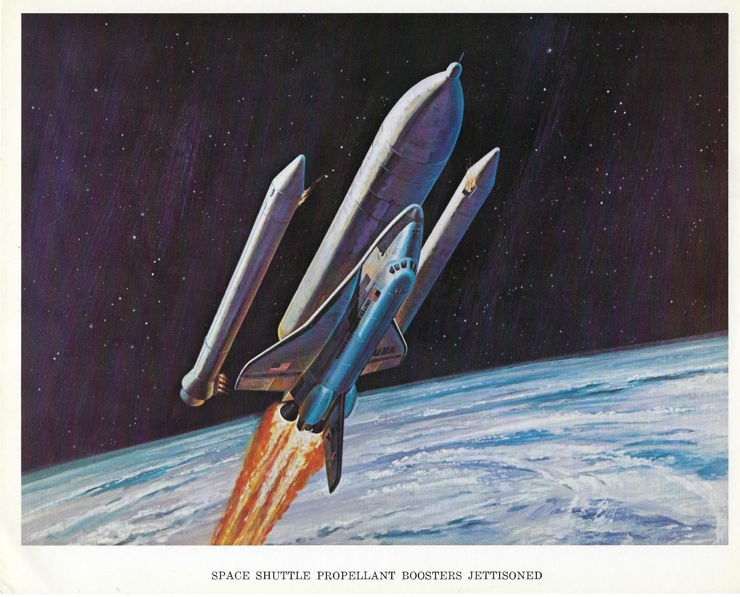 NASA | NASA - Space Shuttle Propellant Boosters Jettisoned (1975 ...