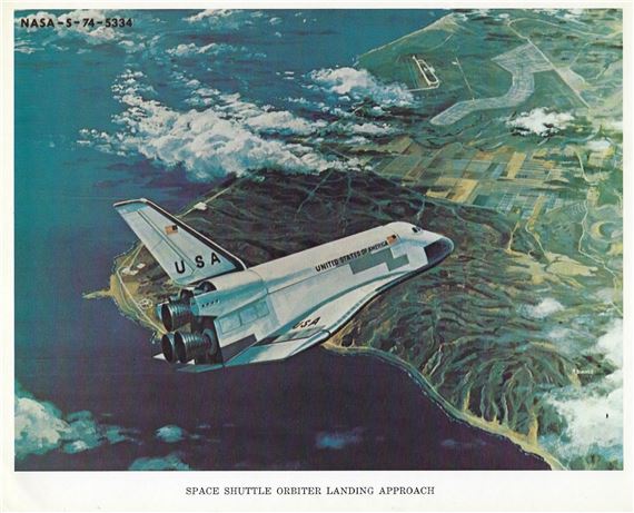 NASA | NASA - Space Shuttle Orbiter Landing Approach (1975) | MutualArt