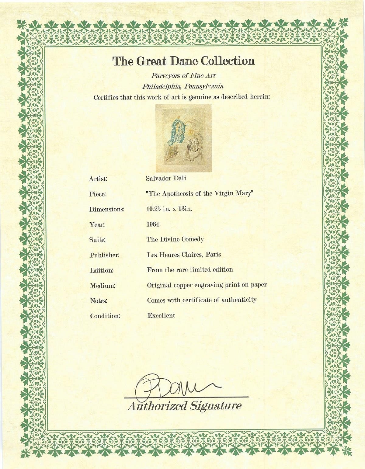 Salvador Dalí | Salvador Dali - The Apotheosis of the Virgin Mary (1964 ...