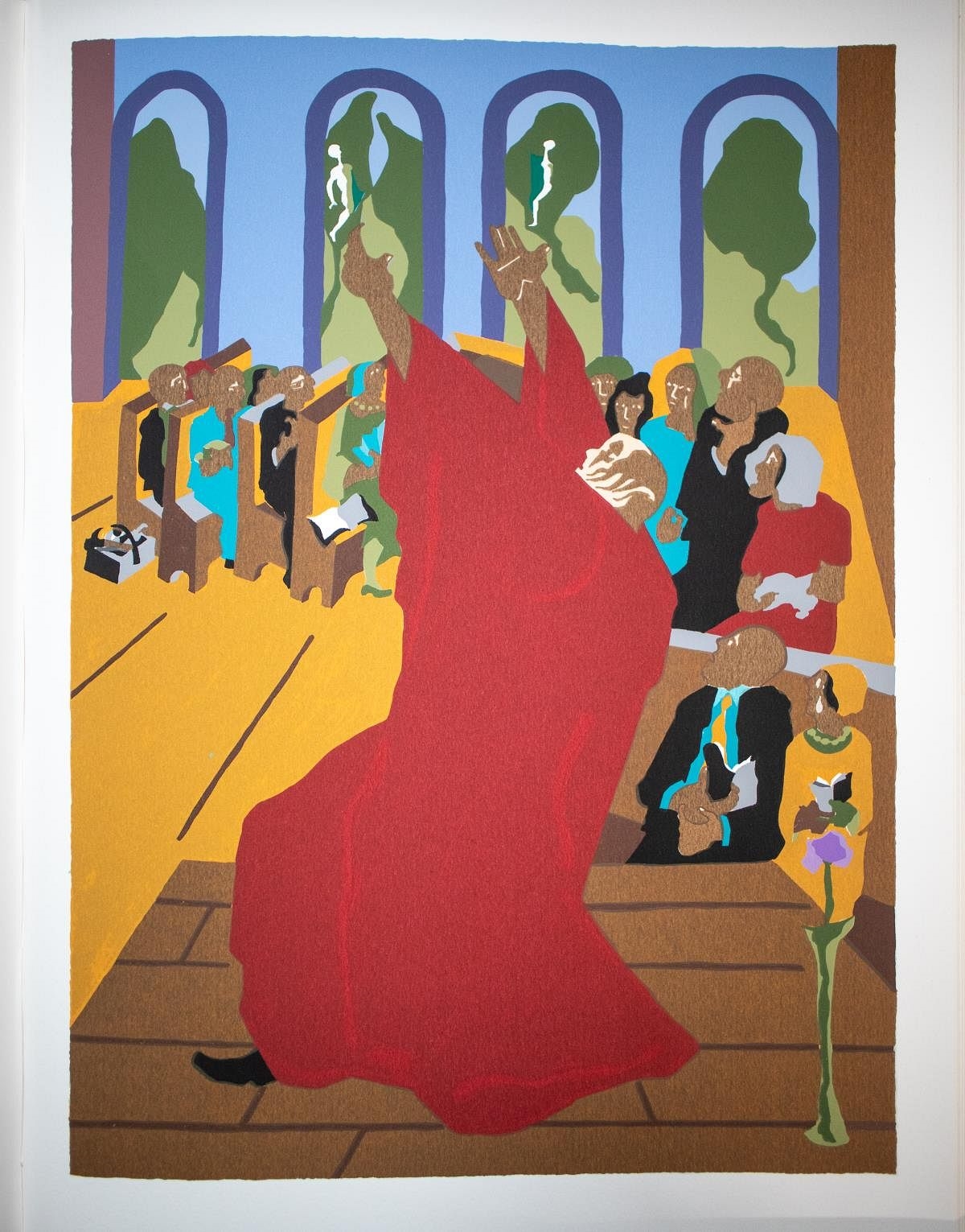 Jacob Lawrence | Jacob Lawrence - And God created man and woman (1989 ...