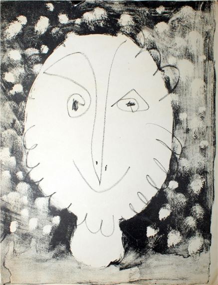 Pablo Picasso | Pablo Picasso - Face from Lithographe I (1949) | MutualArt