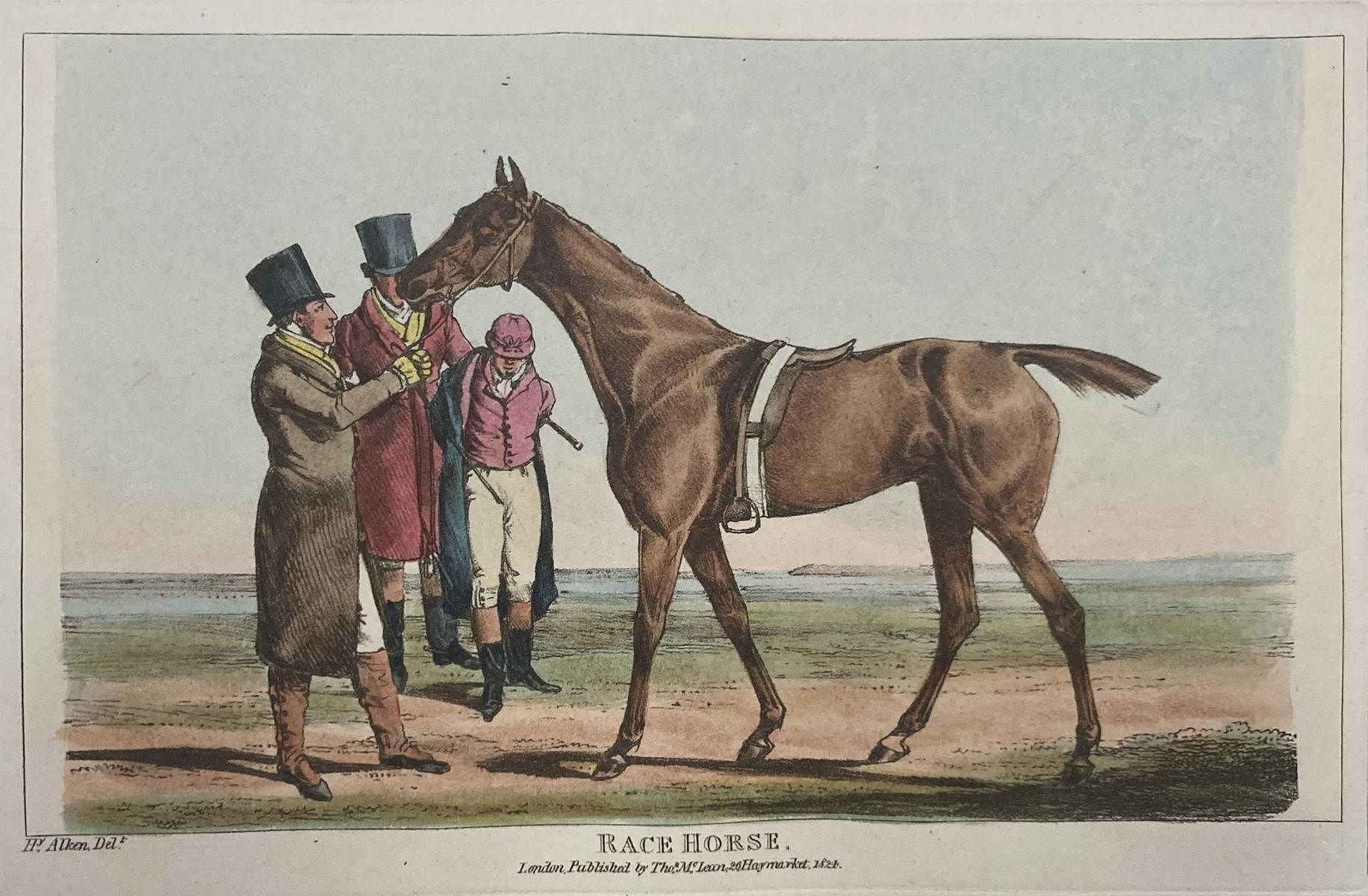 Henry Thomas Alken | Henry Alken - Race Horse (1825) | MutualArt