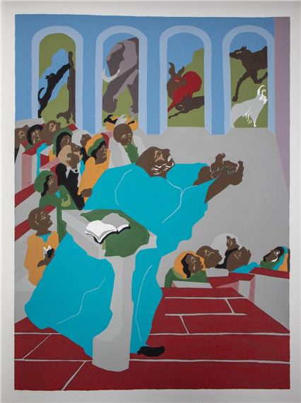Jacob Lawrence | Jacob Lawrence - And God created all the beasts of the ...