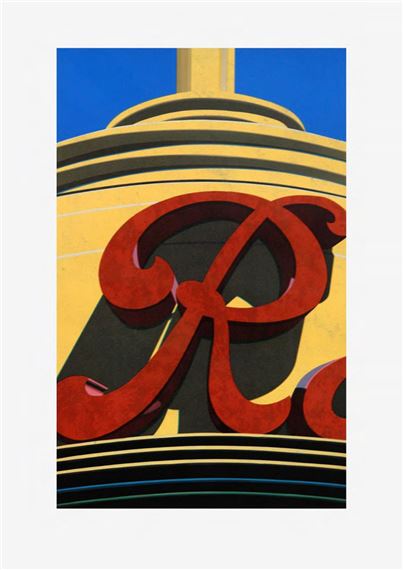 Robert Cottingham | Robert Cottingham - The Letter R (2001) | MutualArt