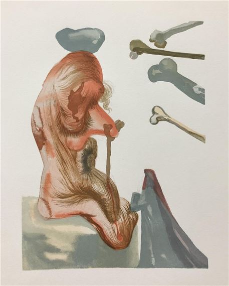 Salvador Dalí | Salvador Dali - The Flatterer (1964) | MutualArt