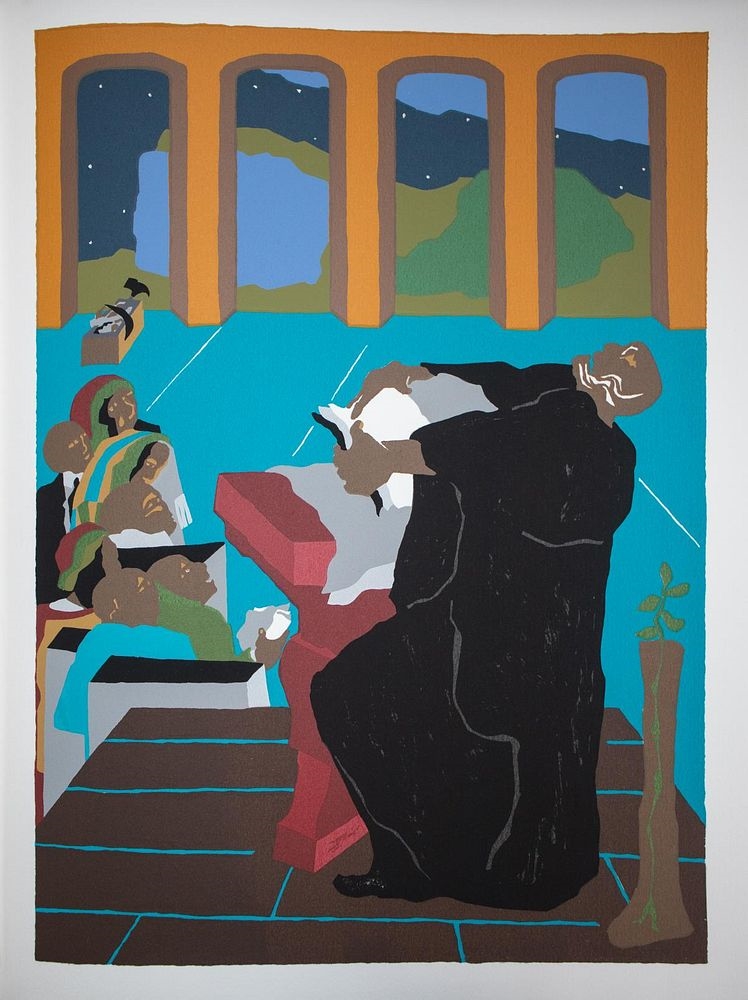 Jacob Lawrence | Jacob Lawrence - And God created the day and the night ...