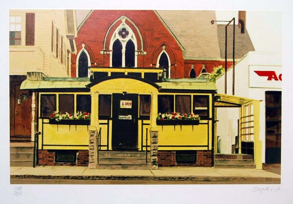 John Baeder | John Baeder - Casey's Diner | MutualArt