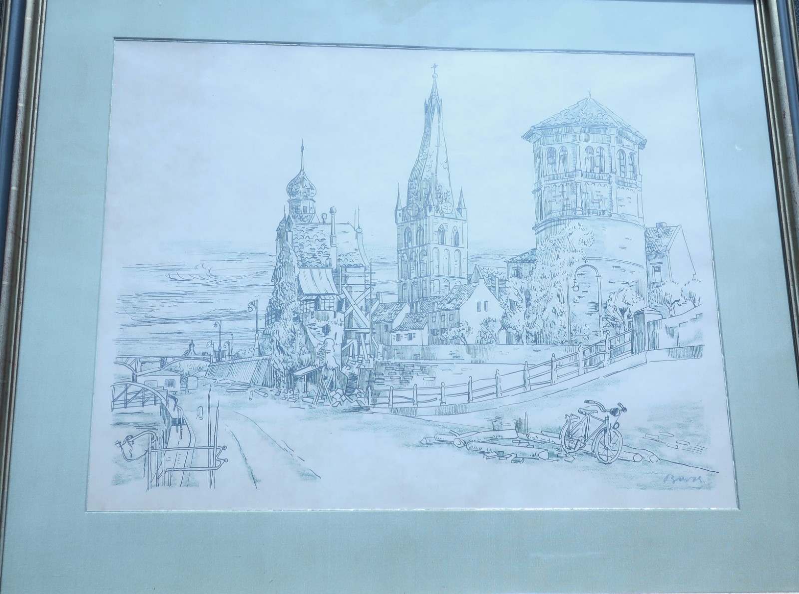 Carl Barth | Carl Barth (1896-1976) Old Town of Düsseldorf | MutualArt