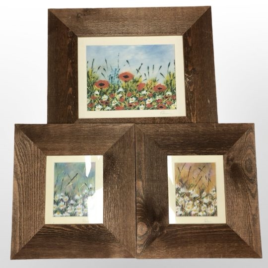 Gordon Robinson | Three still-life paintings on satin | MutualArt