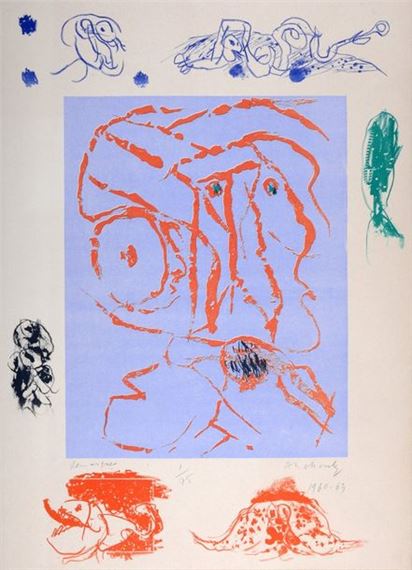 Pierre Alechinsky | signed twice and dated 1986 ; signed, titled and ...