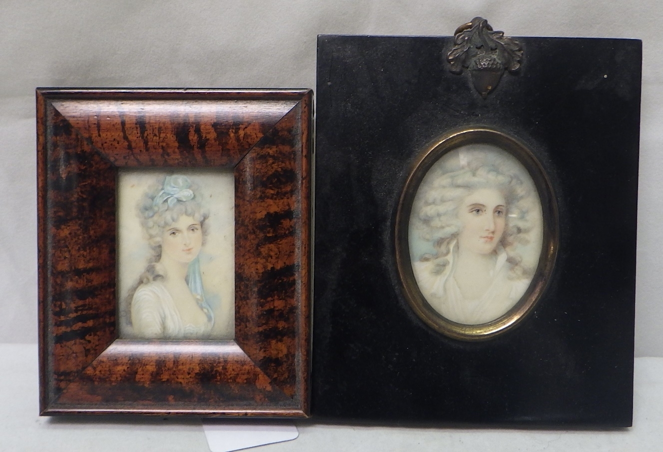 Richard Cosway | A miniature portrait identified on frame verso Lady ...
