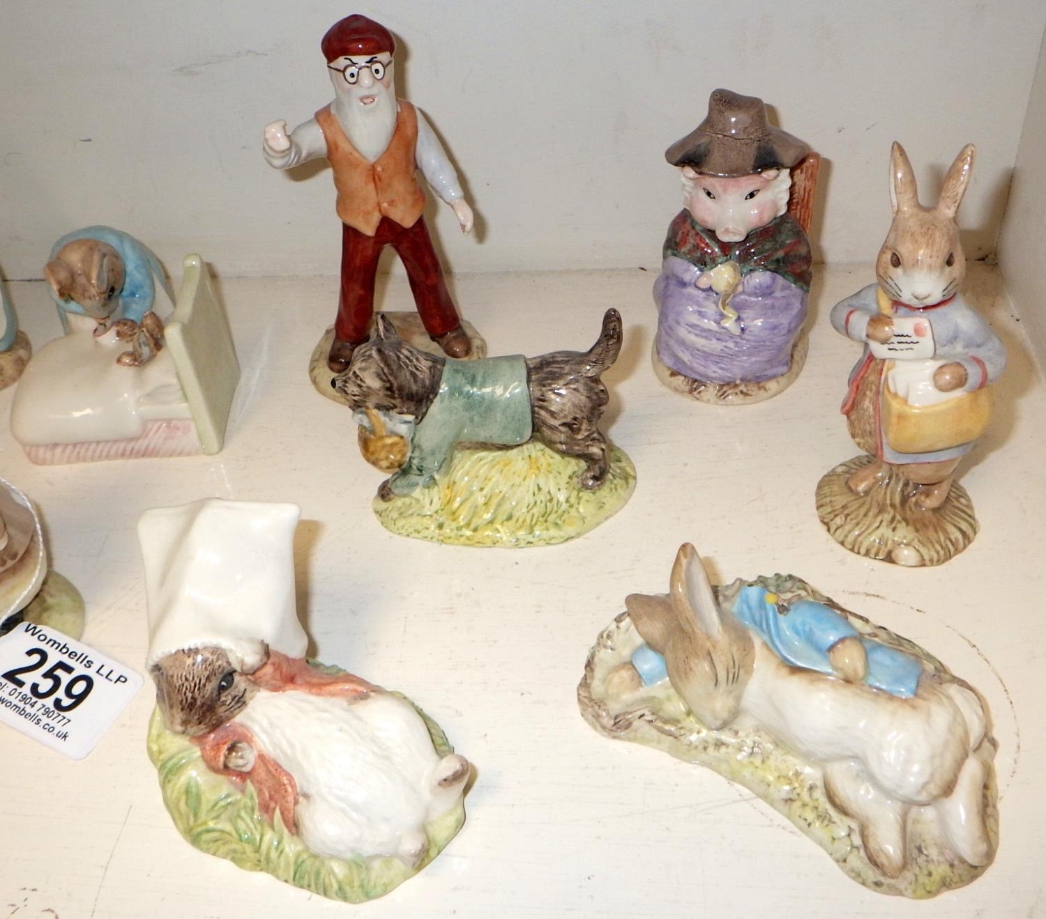 Beatrix Potter | A group of 14 Royal Albert Beatrix Potter figures ...
