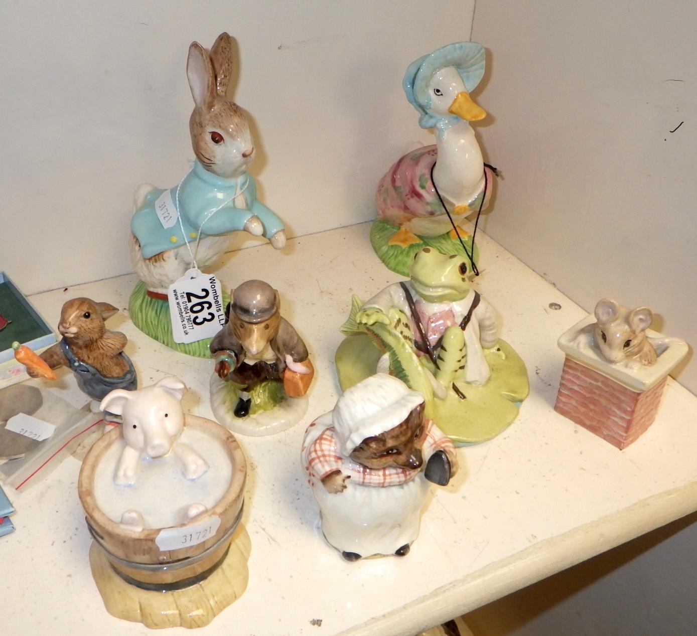 Beatrix Potter | A group of 7 Beswick Beatrix Potter figures | MutualArt