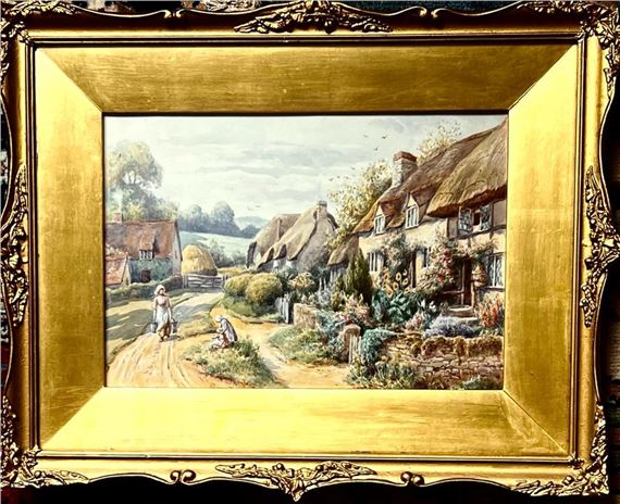 Maud Hollyer | MAUD HOLLYER, PAIR OF GILT FRAMED WATERCOLOURS DEPICTING ...
