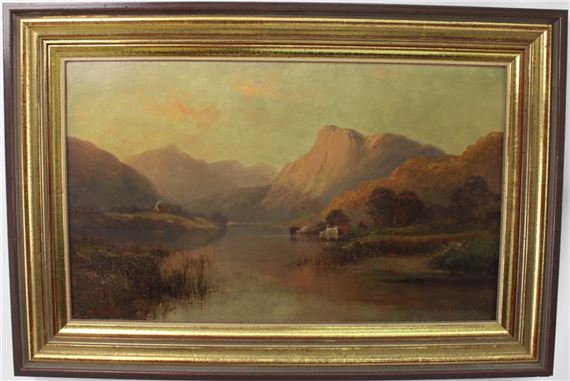 Alfred Coleman | Alfred COLEMAN (England 1890-1952) Kühe am Fluss ...