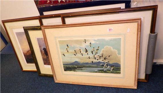 Peter Scott | A Peter Scott pencil signed print together with further ...