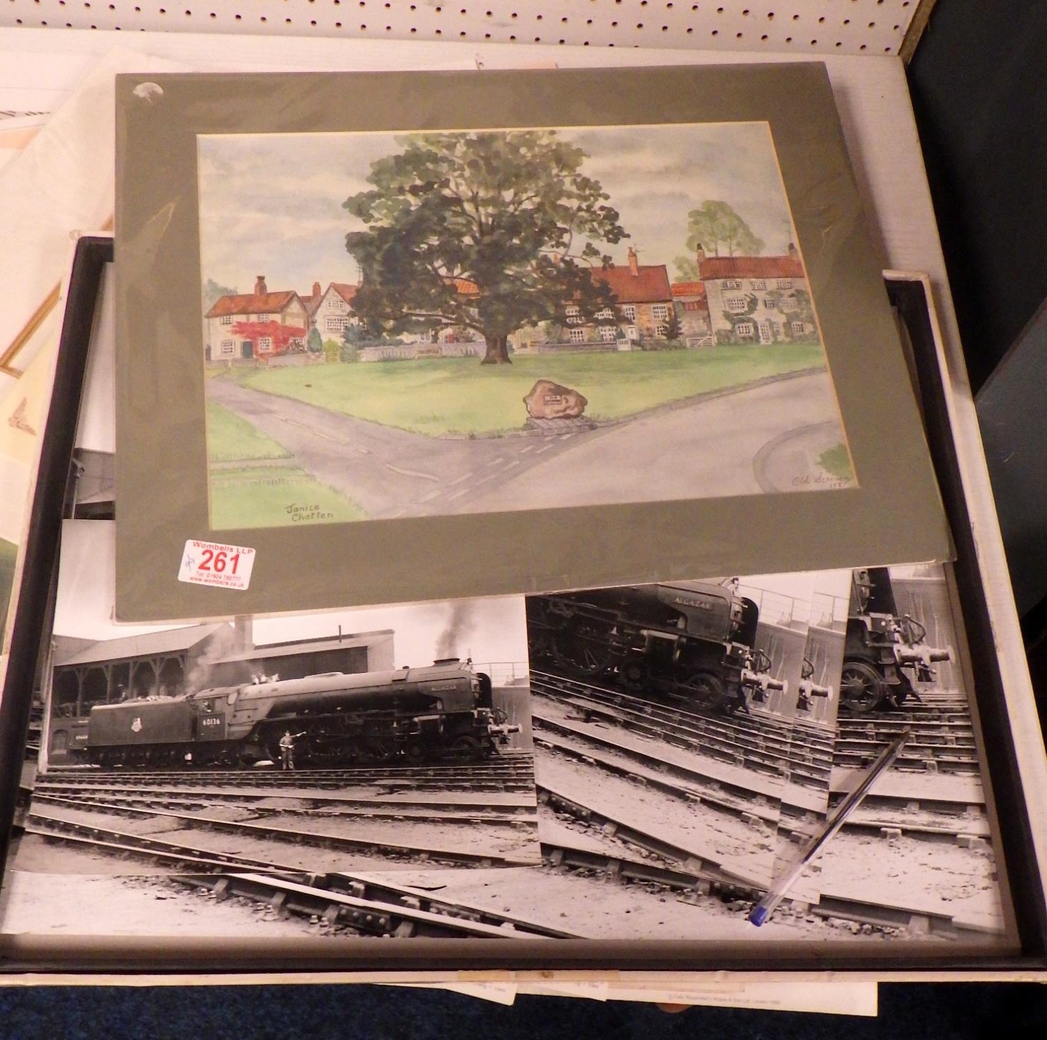 John Rudkin | A large group of unframed pictures and prints to include ...