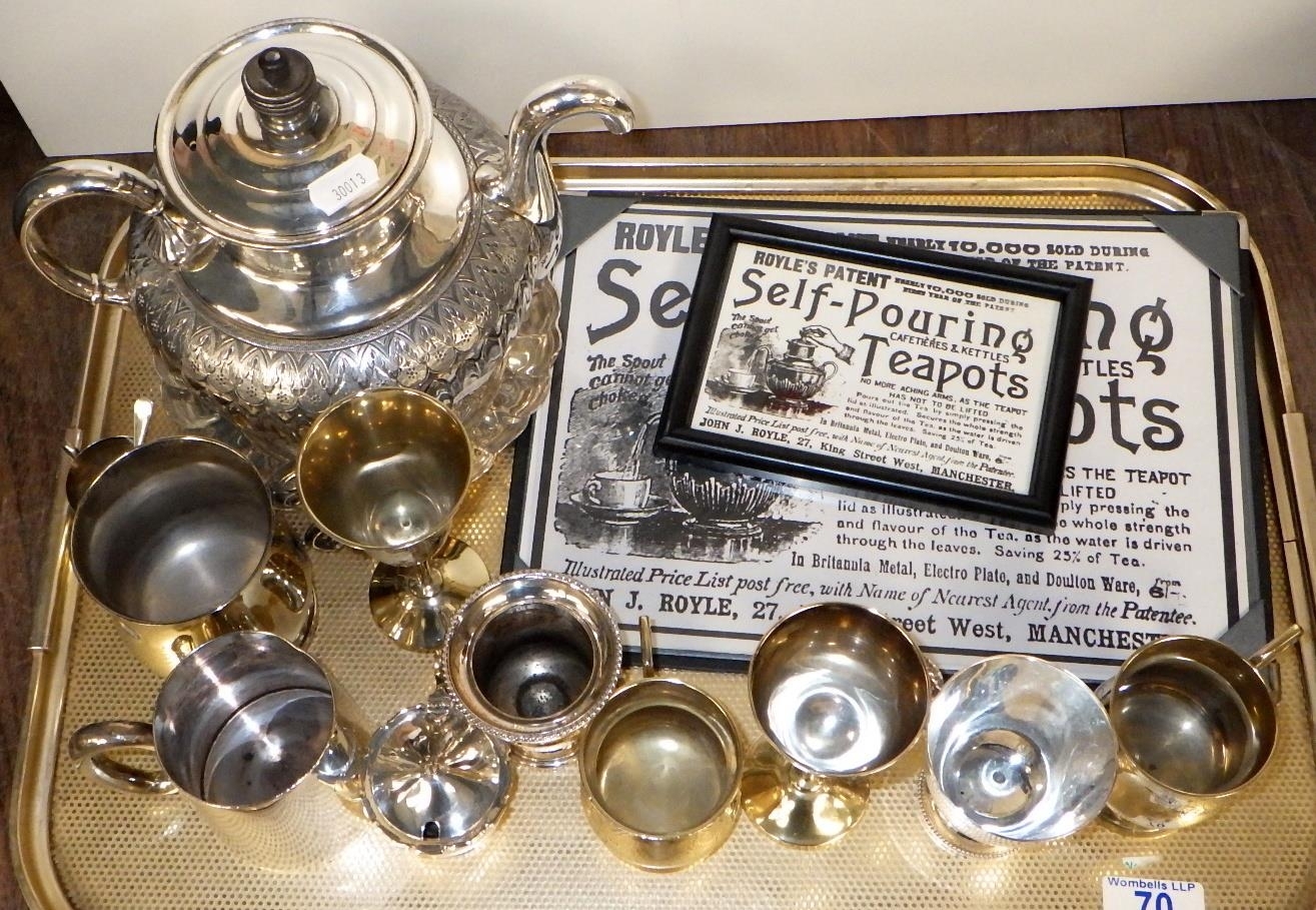 James Dixon | A James Dixon self pouring tea pot together with further ...