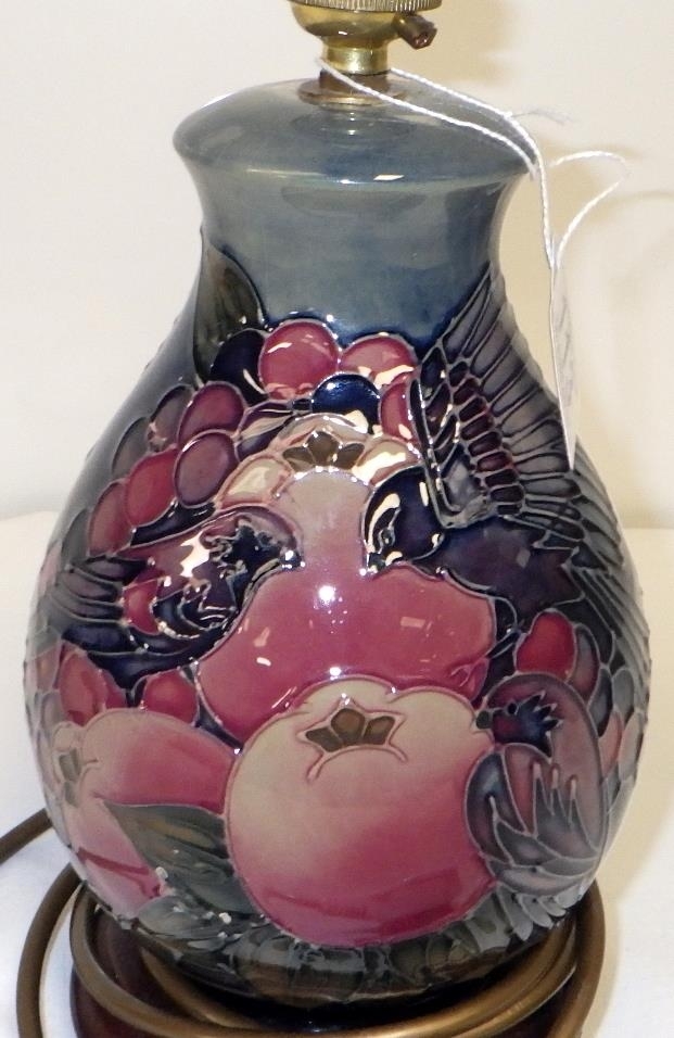 William Moorcroft | A Moorcroft table lamp 26cm tall | MutualArt