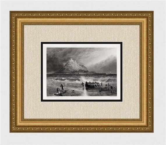 Myles Birket Foster | 1800s Myles Birket Foster Engraving St. Michael's ...