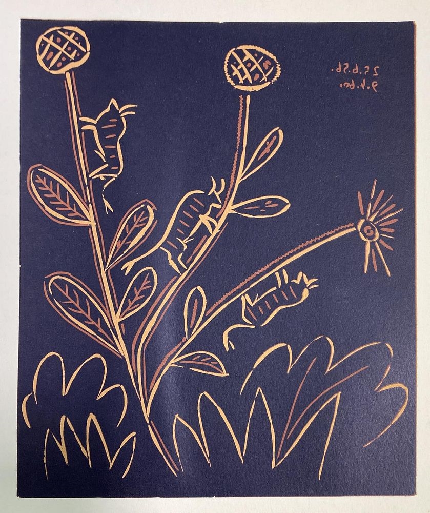 Pablo Picasso | Pablo Picasso - Plante aux toritos (1962) | MutualArt