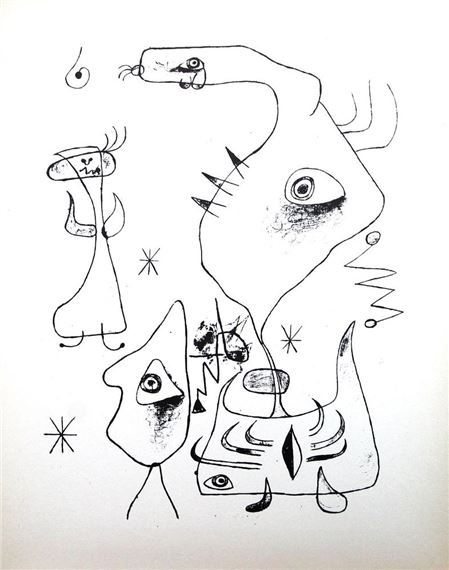 Joan Miró | Joan Miro - Lithograph XVI (1947) | MutualArt