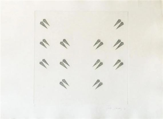 Tess Jaray | Tess Jaray - Encounter 4 (1979) | MutualArt