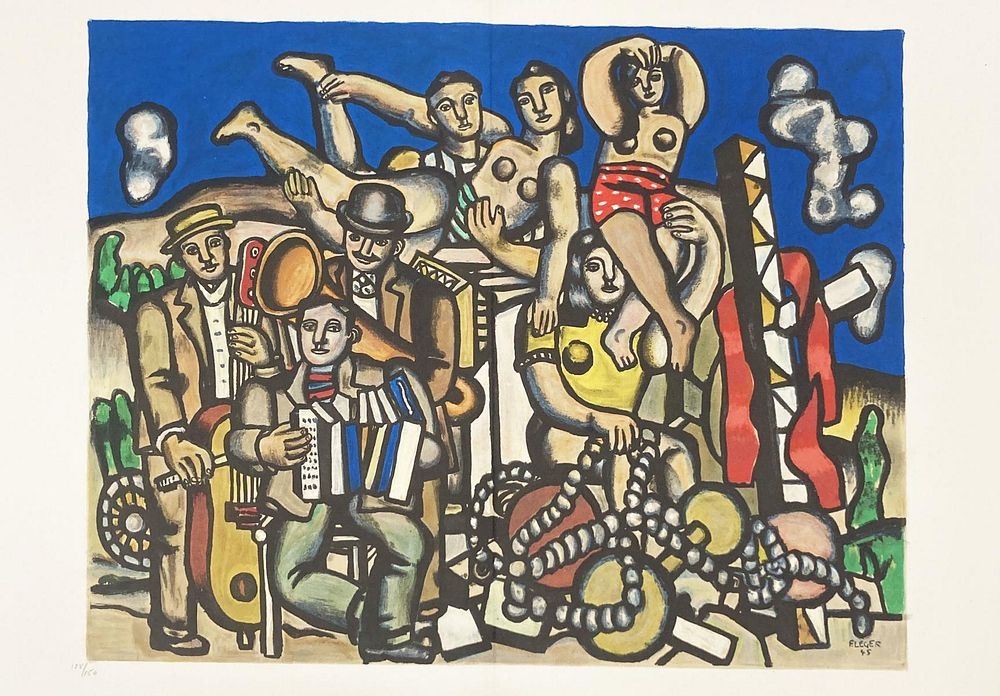 Fernand Léger | Fernand Leger - Les Musiciens (1960) | MutualArt