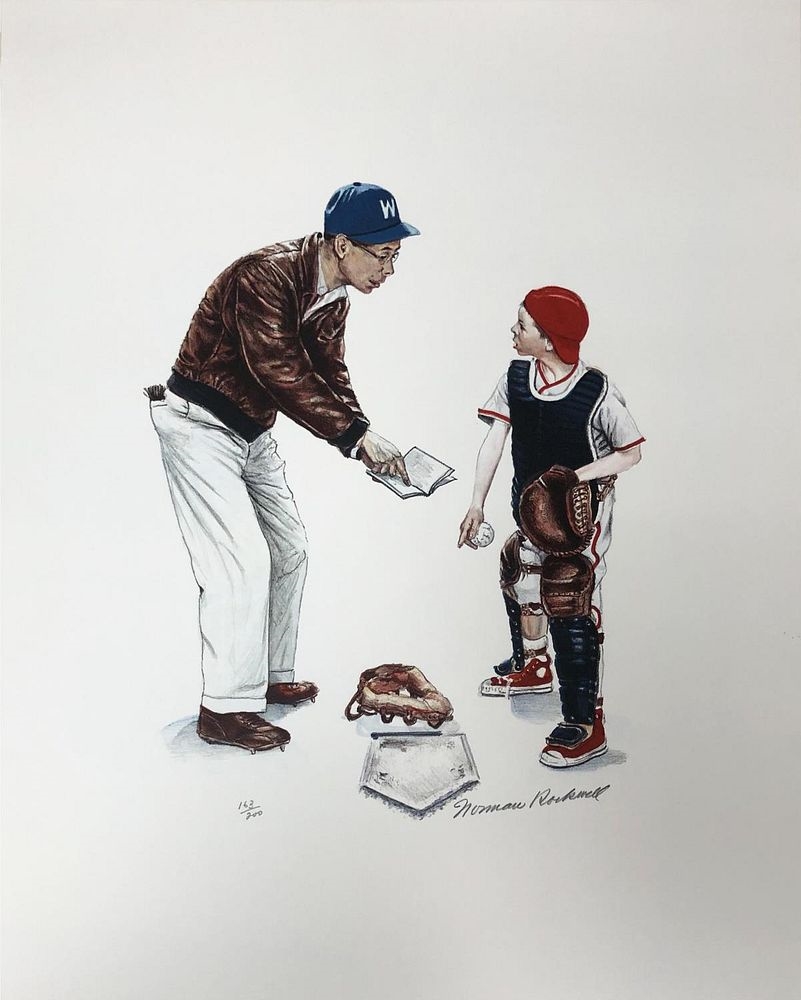 Norman Rockwell | Norman Rockwell - Baseball | MutualArt