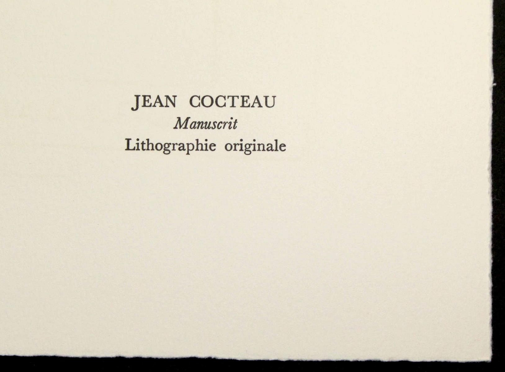 Jean Cocteau | Jean Cocteau - Manuscript | MutualArt
