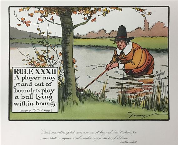 Charles Crombie | Chas Crombie - The Rules of Golf XXXII (Circa 1905 ...
