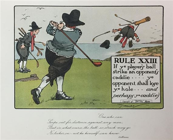 Charles Crombie | Chas Crombie - The Rules of Golf XXIII (Circa 1905 ...