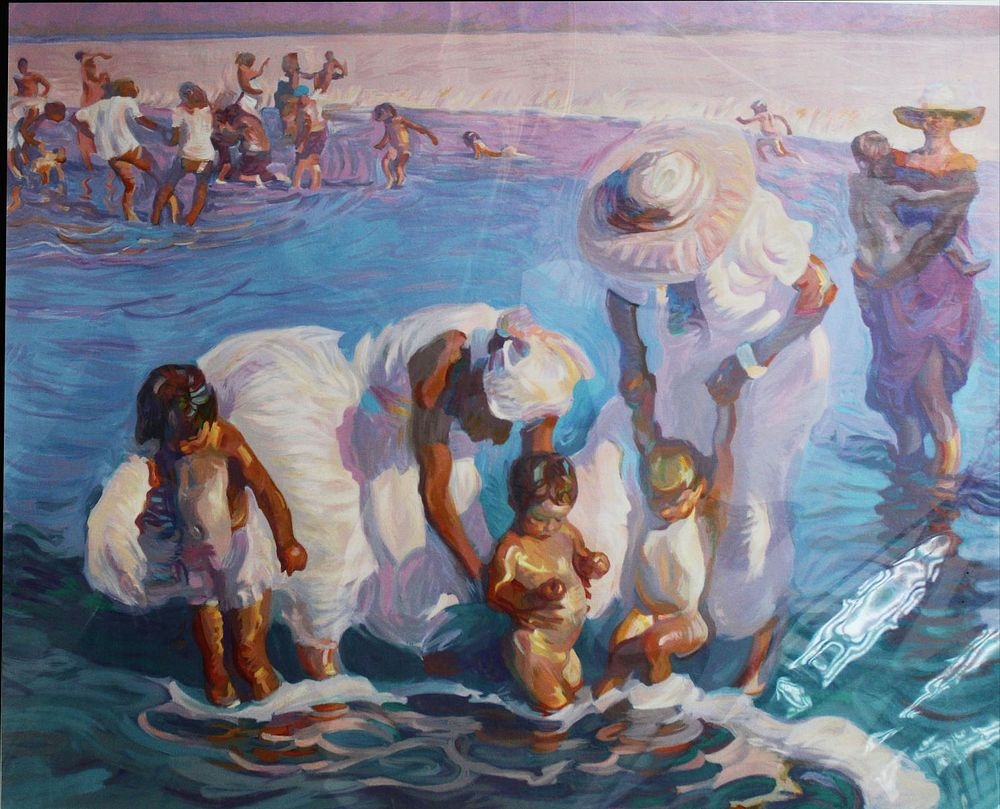 John Asaro | John Asaro - Beach at Del Mar | MutualArt