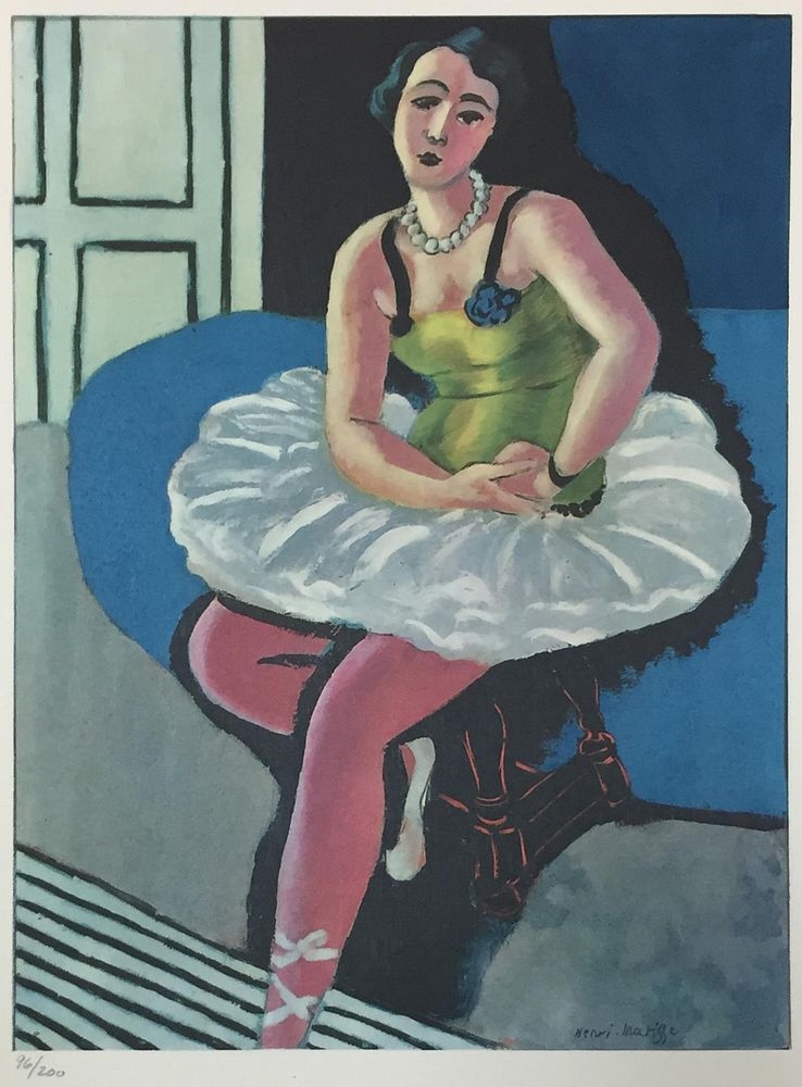 Henri Matisse | Henri Matisse - Ballet Dancer Seated on a Stool (1958 ...