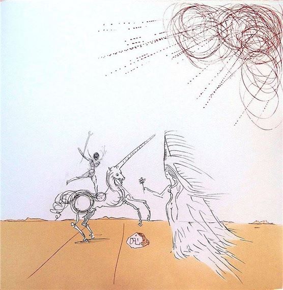 Salvador Dalí | Salvador Dali - Desert Fabuleux (1980) | MutualArt
