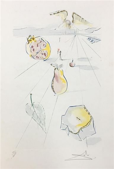Salvador Dalí | Salvador Dali - I Went Down into the Garden of Nuts to ...