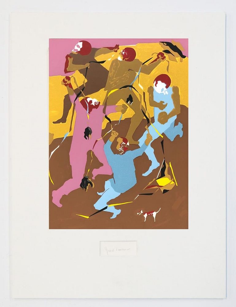 Jacob Lawrence | Jacob Lawrence - Hiroshima VI with signature attached ...