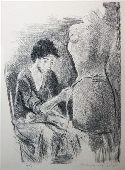 Raphael Soyer | Raphael Soyer - La Extina (1978) | MutualArt