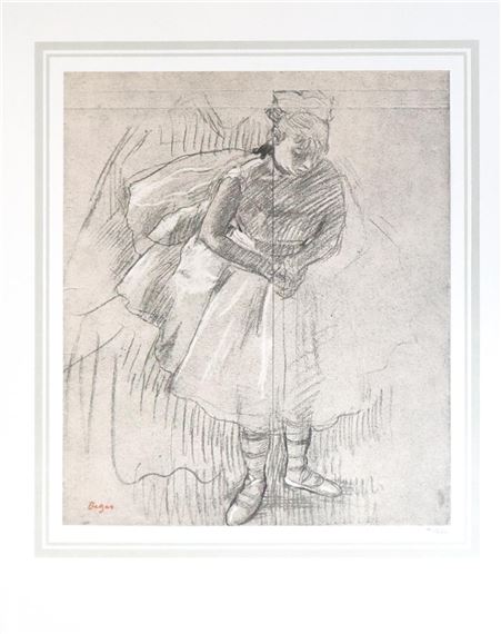 Edgar Degas | Edgar Degas (After) - Danseus inclinee en avant (1876 ...