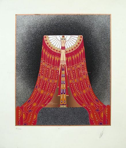 Erté | Erte - Red Sea (1975) | MutualArt