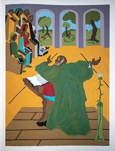Jacob Lawrence | Jacob Lawrence - And God said Let the earth bring ...