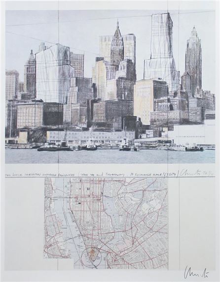 Christo | Christo - Two Lower Manhattan Wrapped Buildings (1985 ...
