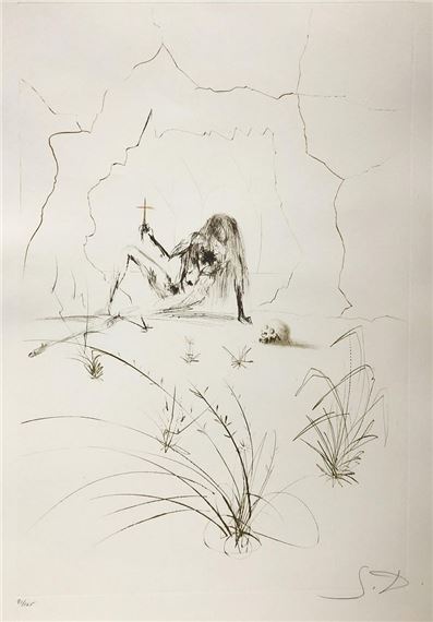 Salvador Dalí | Salvador Dali - Brother Ogrin The Hermit (1970) | MutualArt