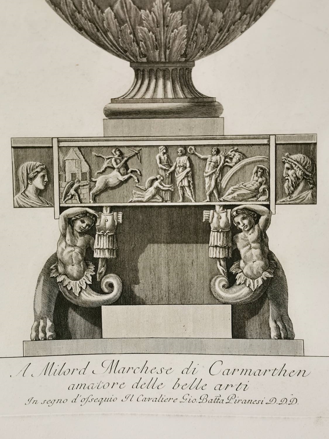 Giovanni Battista Piranesi | Incisione all'acquaforte raff.te ''Vaso ...