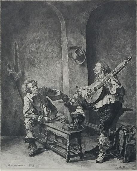 Jean-Louis-Ernest Meissonier | Jean Louis Ernest Meissonier - Une ...