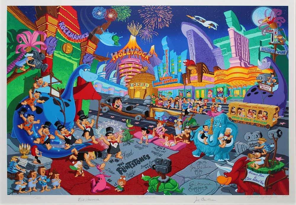 Hanna Barbera | Bill Hanna & Joe Barbera - Hollyrock (1998) | MutualArt