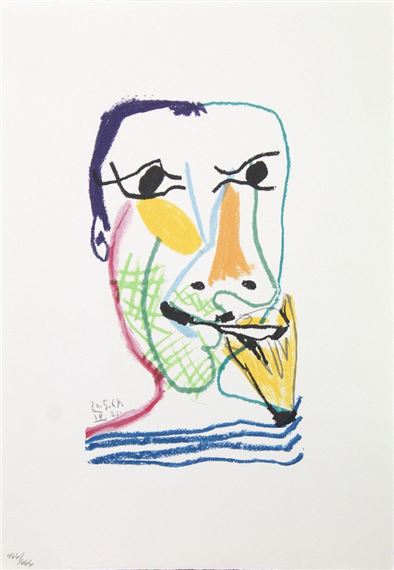 Pablo Picasso | Pablo Picasso - Untitled (20.5.64 IV (1970) | MutualArt