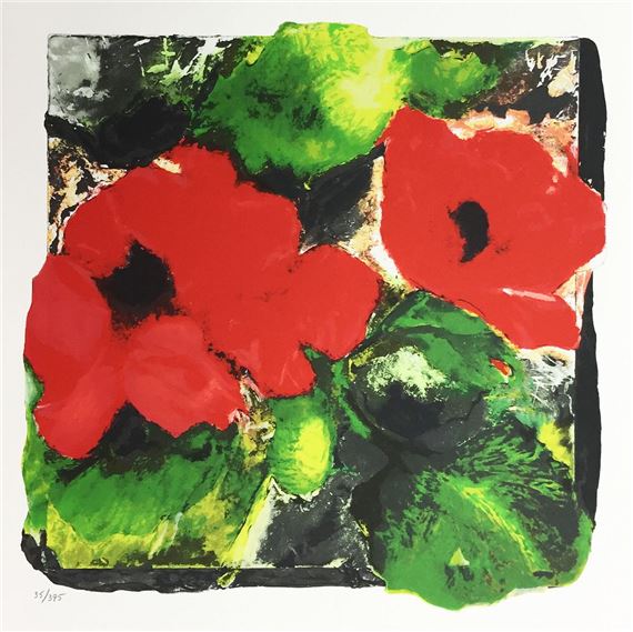 Donald Sultan | Donald Sultan - Untitled, from Visual Poetics | MutualArt