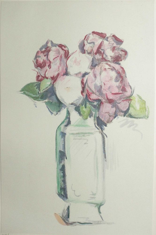 Paul Cézanne | Paul Cezanne (After) - Roses (1897) | MutualArt